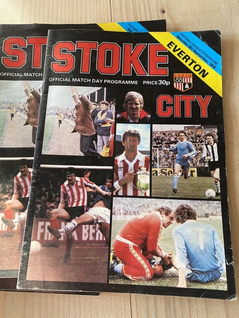 STOKE CITY X 22 1979/1980 Home Football Programmes All Listed £10.00 ...