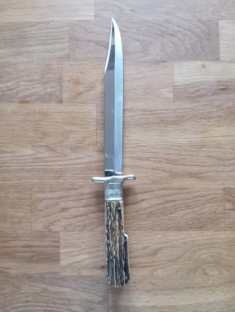 HUBERTUS SOLINGEN TASCHENMESSER - Jagdmesser Mit Hirschhorn ...