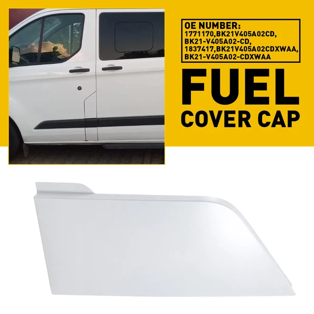 FOR FORD TRANSIT Custom 2012-2016 Fuel Tank Filler Flap Painted Frozen ...