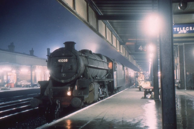35MM RAILWAY SLIDE: COLOUR-RAIL : BRE 517: CLASS 5MT: 45208 £2.00 ...
