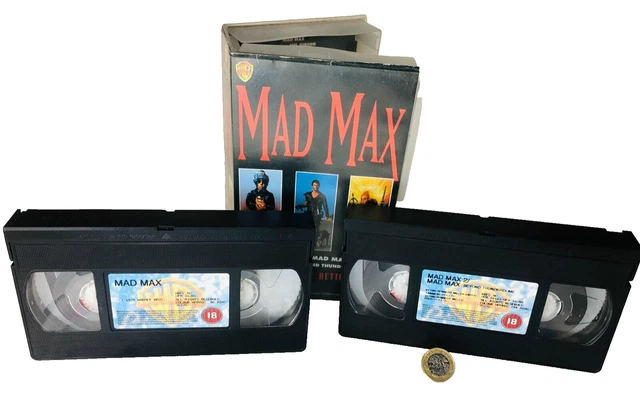 VIDEO TAPE VHS Mad Max Trilogy Double Tape NO MOULD See Details Vintage ...