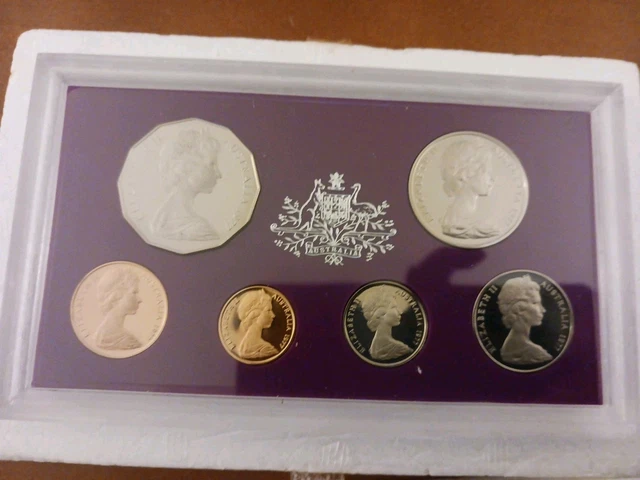 1977 SILVER JUBILEE Royal Australian Mint Proof Coin Set In Original ...