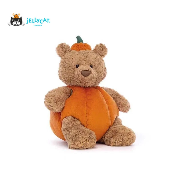 &SOFT JELLYCAT PUMPKIN Bear Teddy - Snuggly Friend for Kids & Bear ...