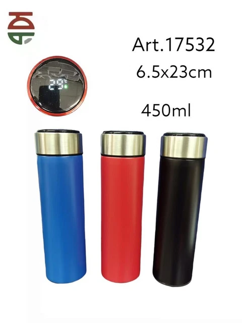 BOUTEILLE ISOTHERME THERMOS 450ml Coloré Avec Affichage EUR 37,87 - PicClick FR