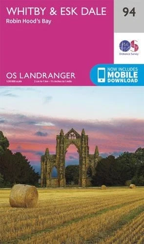 WHITBY, ESK DALE & Robin Hood's Bay (Map) OS Landranger Map (UK IMPORT ...