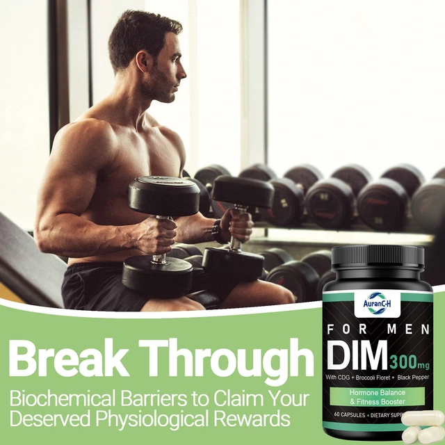 ESTROGEN BALANCE FOR Men | DIM 300mg & Calcium D-Glucarate | Advanced ...