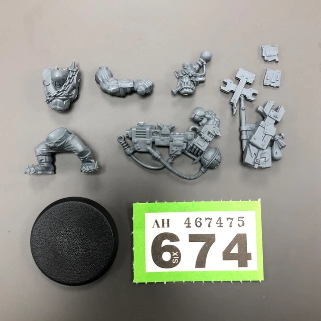 ORK LOOTAS BURNA Boyz Mek Kustom Mega-Blasta Warhammer 40K £14.95 ...