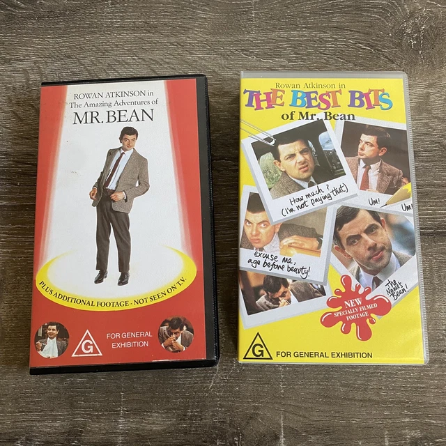 MR. BEAN VHS Lot - The Best Bits of Mr. Bean - 90’s Comedy TV Show VHS ...