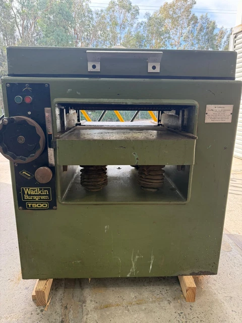 WADKIN BURSGREEN T500 Planer and Thicknesser 500 x 200 capacity $3,000. ...