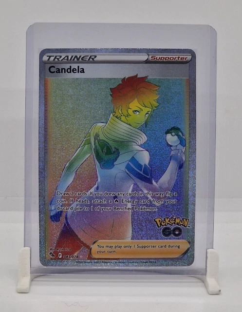 CANDELA STAMPED HOLO / Shiny Pokemon TCG Card Pokemon Go 083/078 NEAR ...