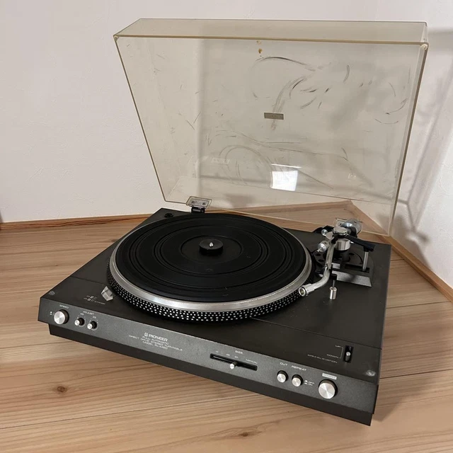 PIONEER PL-A450 RECORD Player Stereo Turntable Direct Drive Black ...