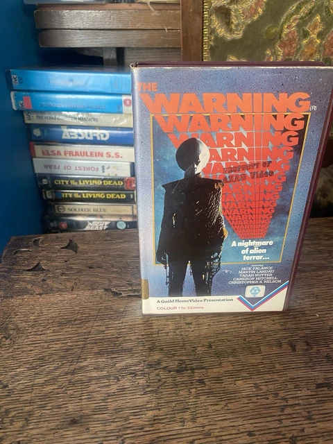 THE WARNING. Pal/Vhs Ex Rental Pre Cert Rare Cult, Guild Horror Film. £ ...