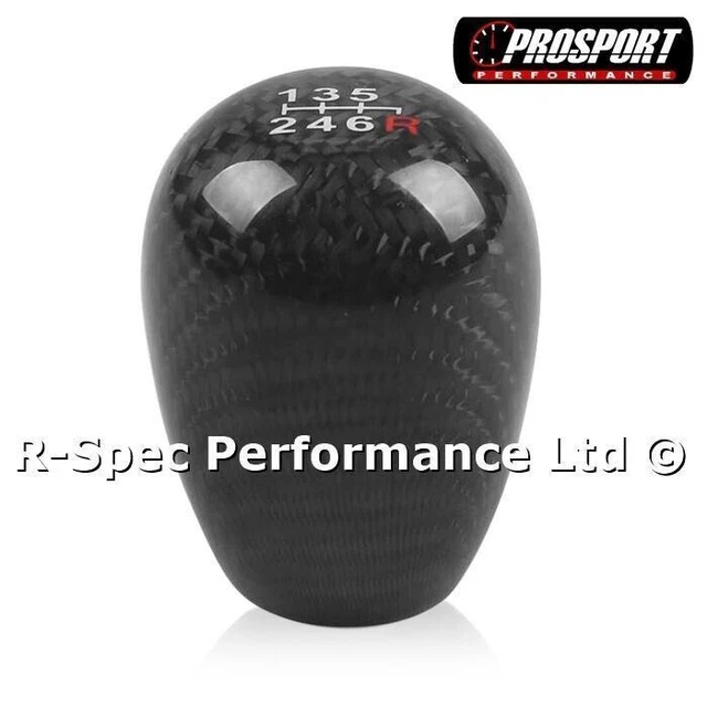 PROSPORT CARBON 6 Speed Gear Knob Honda Civic Type R Type S FD2 FN2 EP3 ...