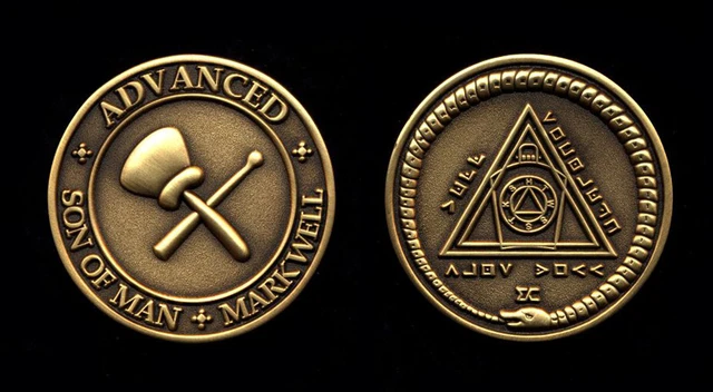 STANDARD ENGLISH MASONIC Mark Token - Son of Man - Mark Well £4.15 ...