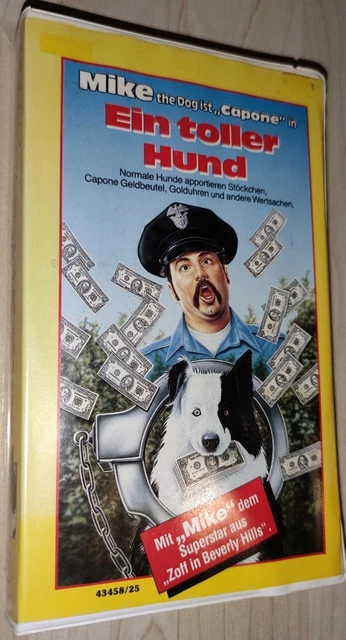 VHS WALT DISNEY Home Video Mike the Dog Capone Ein toller Hund Spot ...