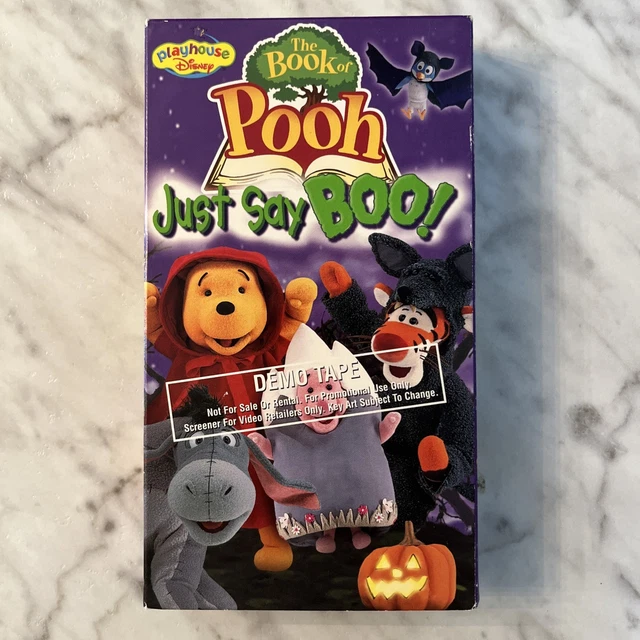 THE BOOK OF Pooh: Just Say BOO! VHS Playhouse Disney Halloween - DEMO ...