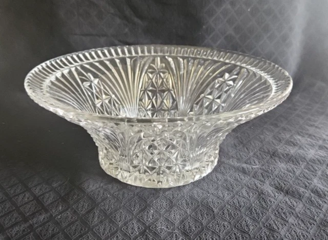 LIBOCHOVICE CLEAR GLASS Centrepiece / Super Trifle Bowl Art Deco 1930's ...
