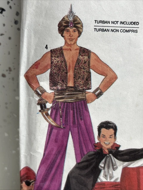 SIMPLICITY 9892 PAPER Sewing Pattern Costumes Santa Dancer Pirate ...