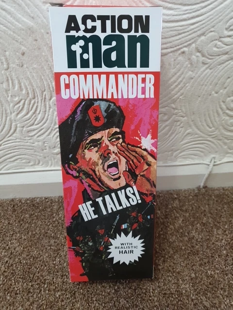 HASBRO 40TH ANNIVERSARY Palitoy Action Man Talking Commander Mib £125. ...