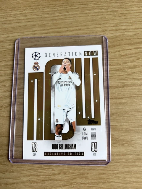TOPPS MATCH ATTAX 2024-2025 24/25 Jude Bellingham Real Madrid ...