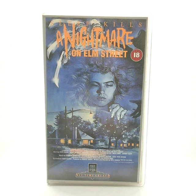 VHS/VIDEO TAPE, A Nightmare on Elm Street - Classic Horror Film 1980's ...