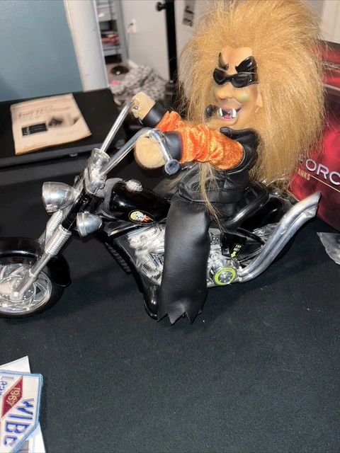 MOTORCYCLE MONSTER ANIMATED Figure Bad Moon Rising Dan Dee Biker $25.00 ...