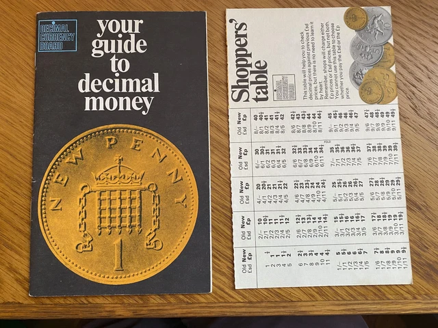 YOUR GUIDE TO decimal money + Shoppers guide 1971 Decimal currency ...