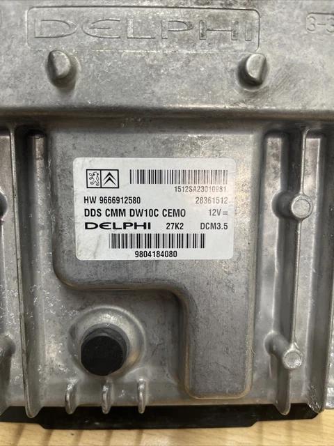 DCM3.5 ECU CALCULATEUR Moteur A Decoder Peugeot Citroen Hw9666912580 ...