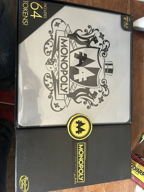 HASBRO GAMING MONOPOLY 64 Pieces Signature Token Edition Board Game £ ...