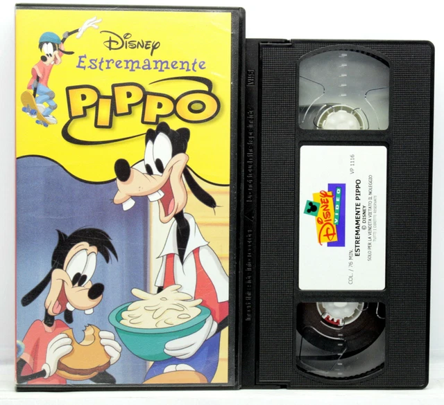 ESTREMAMENTE PIPPO ANIMAZIONE Disney Solo Vhs Edizione Italiano Usato ...