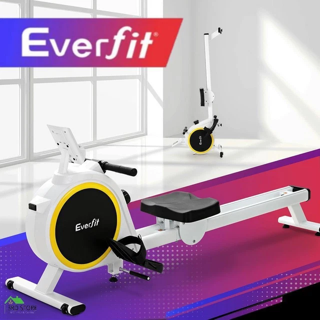 EVERFIT ROWING MACHINE 16 Levels Magnetic Rower Home Gym Cardio Workout ...