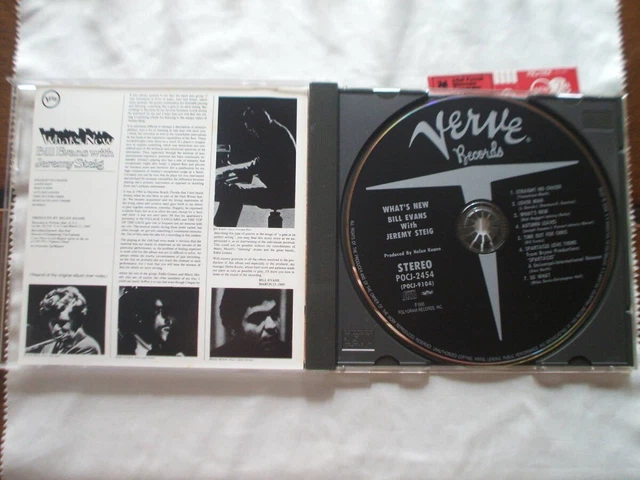 BILL EVANS AVEC JEREMY STEIG WHATS NEW A chef-d'œuvre that calm Evans ...