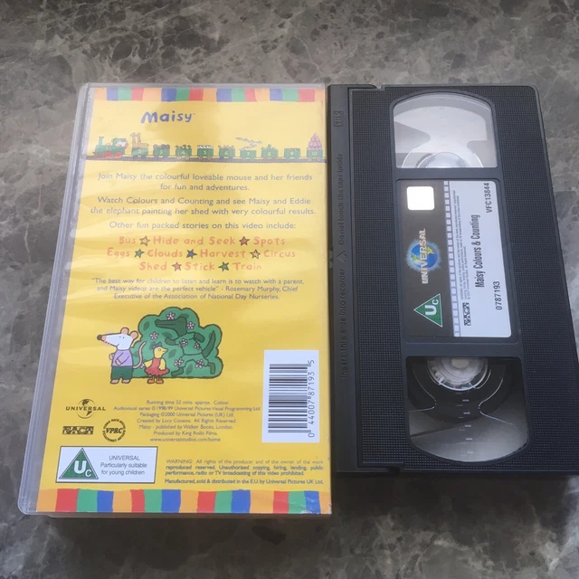 MAISY - COLOURS AND COUNTING - VHS VIDEO. Vintage. Rare. £12.25 ...