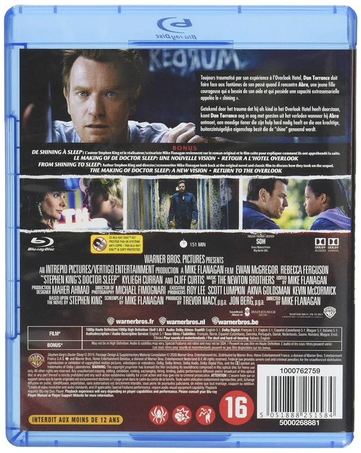 DOCTOR SLEEP (BLU-RAY) Rebecca Ferguson Ewan Mcgregor Mike Flanagan $35.95 - PicClick AU