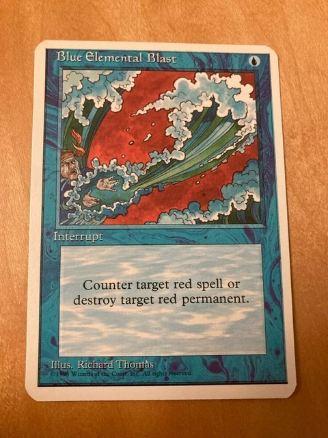 BLUE REI HAT Alpha Cut Error MTG Card Set 4th Edition English Price ...