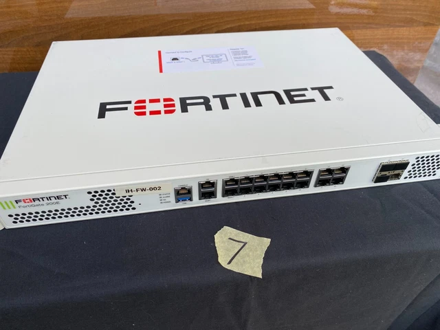 FORTINET FORTIGATE 200E Next Generation Firewall (ref 7) £440.00 ...