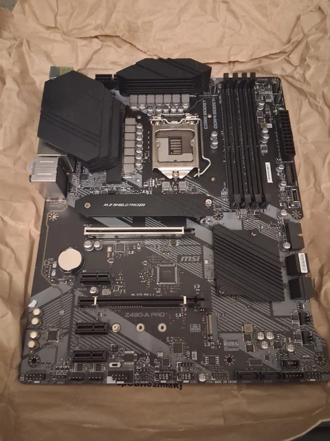 MSI INTEL Z490-A PRO Intel 10th Gen ATX Motherboard £57.89 - PicClick UK