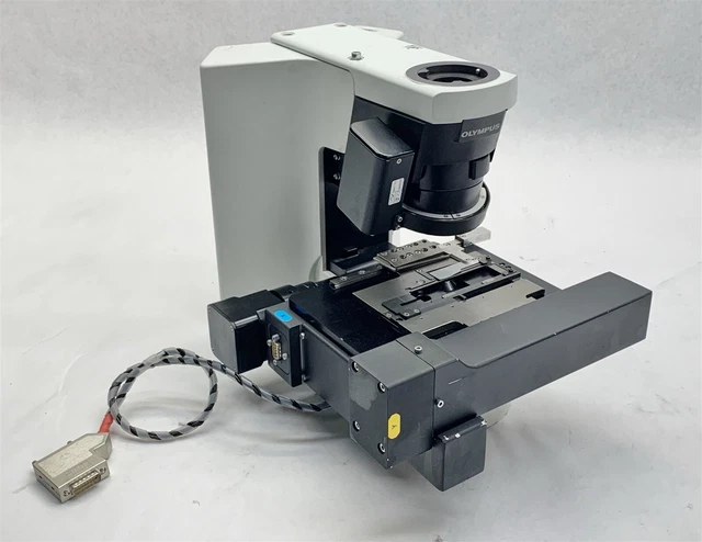 OLYMPUS BX45TF BX45 TF Microscope Motorized XY Stage + Turret PARTS ...