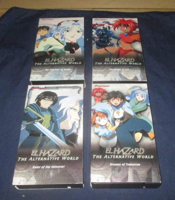 EL HAZARD THE Alternative World 4 tape Bundle (VHS, 1998, Pioneer ...