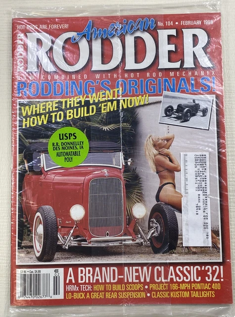 FEBRUARY 1998 AMERICAN Rodder Magazine No.104 Hot Rod Mechanix New ...