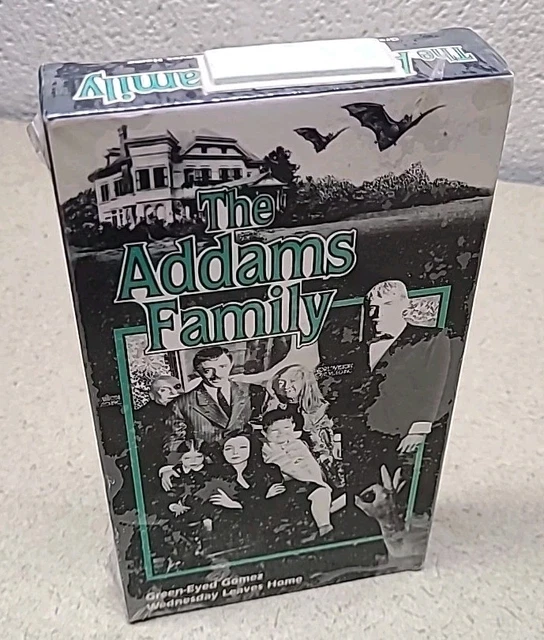 ADDAMS FAMILY, THE V. 5 (VHS, 1991) Green Eyed Gomez, Wednesday Leaves ...