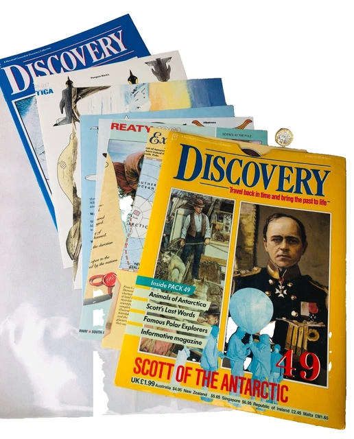 MAGAZINE DISCOVERY NO. 49 Scott of the Antarctic Collectable Vintage ...