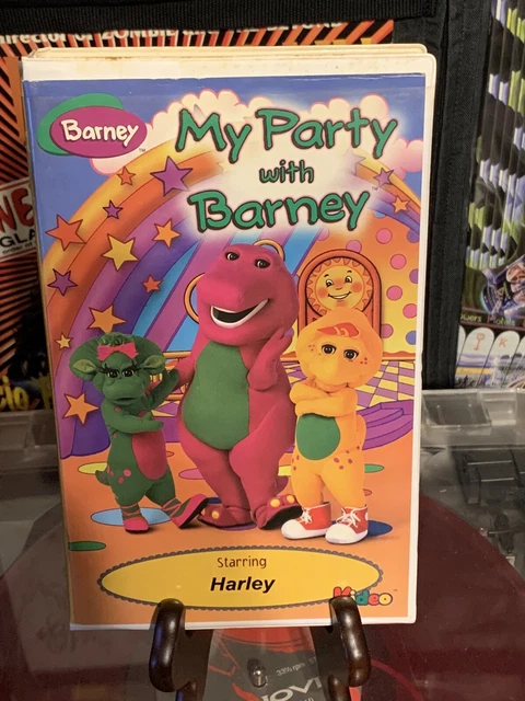 MY PARTY WITH BARNEY Rare OOP Custom VHS Video Staring Sierra EUR 32,92 ...