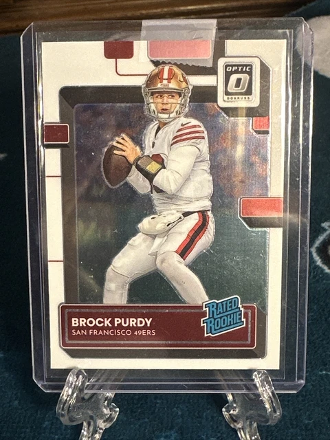 2022 PANINI DONRUSS Optic Brock Purdy base recrue notée #277 San Fran ...