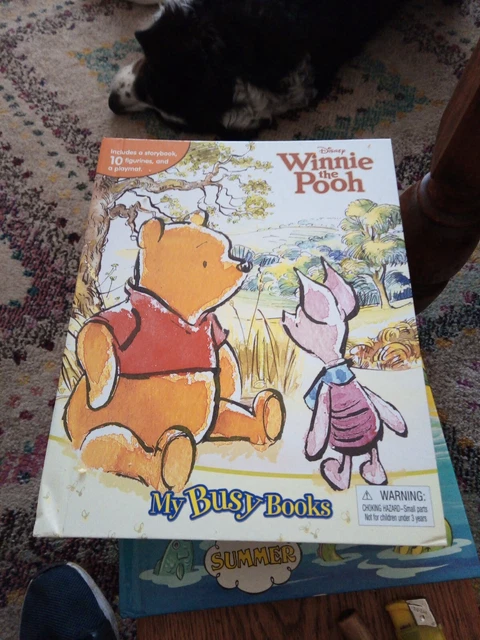 DISNEY WINNIE THE Pooh My Busy Books. Includes Storybook 10 Action ...