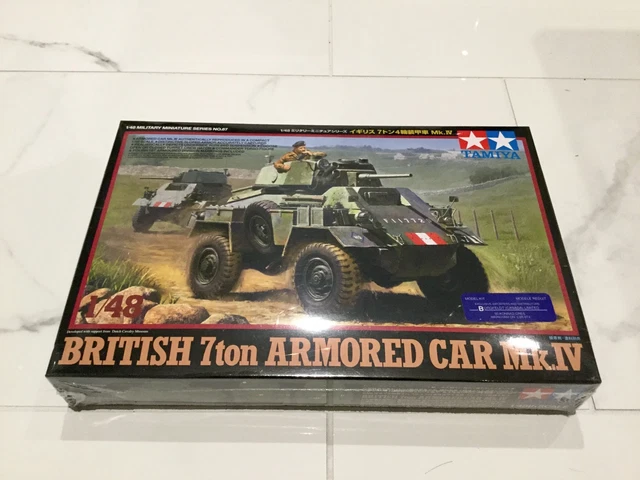 TAMIYA 1/48 WW Ii British 7 Ton Armoured Car Mk. Iv Plastic Model Kit #32587 F/S $34.36 ...