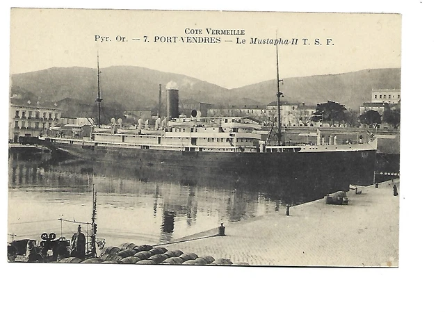 BATEAU MARINE Paquebot Le Mustapha Ii A Port Vendres EUR 2,00 - PicClick FR