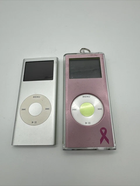 APPLE IPOD NANO 2e génération A1199 rose 4 Go argent 2 Go voir ...