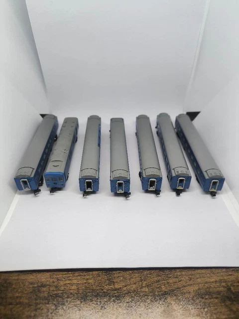 KATO N GAUGE JR 24 Series 25 Type Gold Stripe Sleeper Coach Model ...