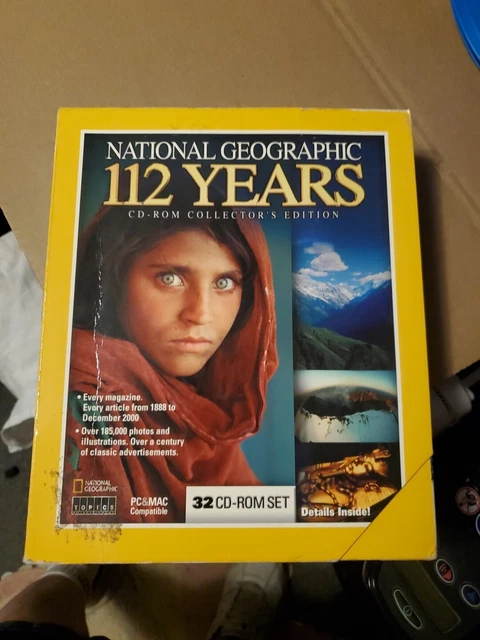 CD-ROM! - NATIONAL Geographic - 112 Years 32-Cd-Rom Boxed Set $17.99 ...
